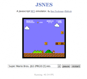JSNES: Un emulador de NES escrito en Javascript » Panchosoft Blog
