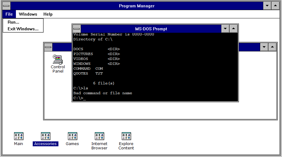 Windows 3.1 en tu navegador web! » Panchosoft Blog